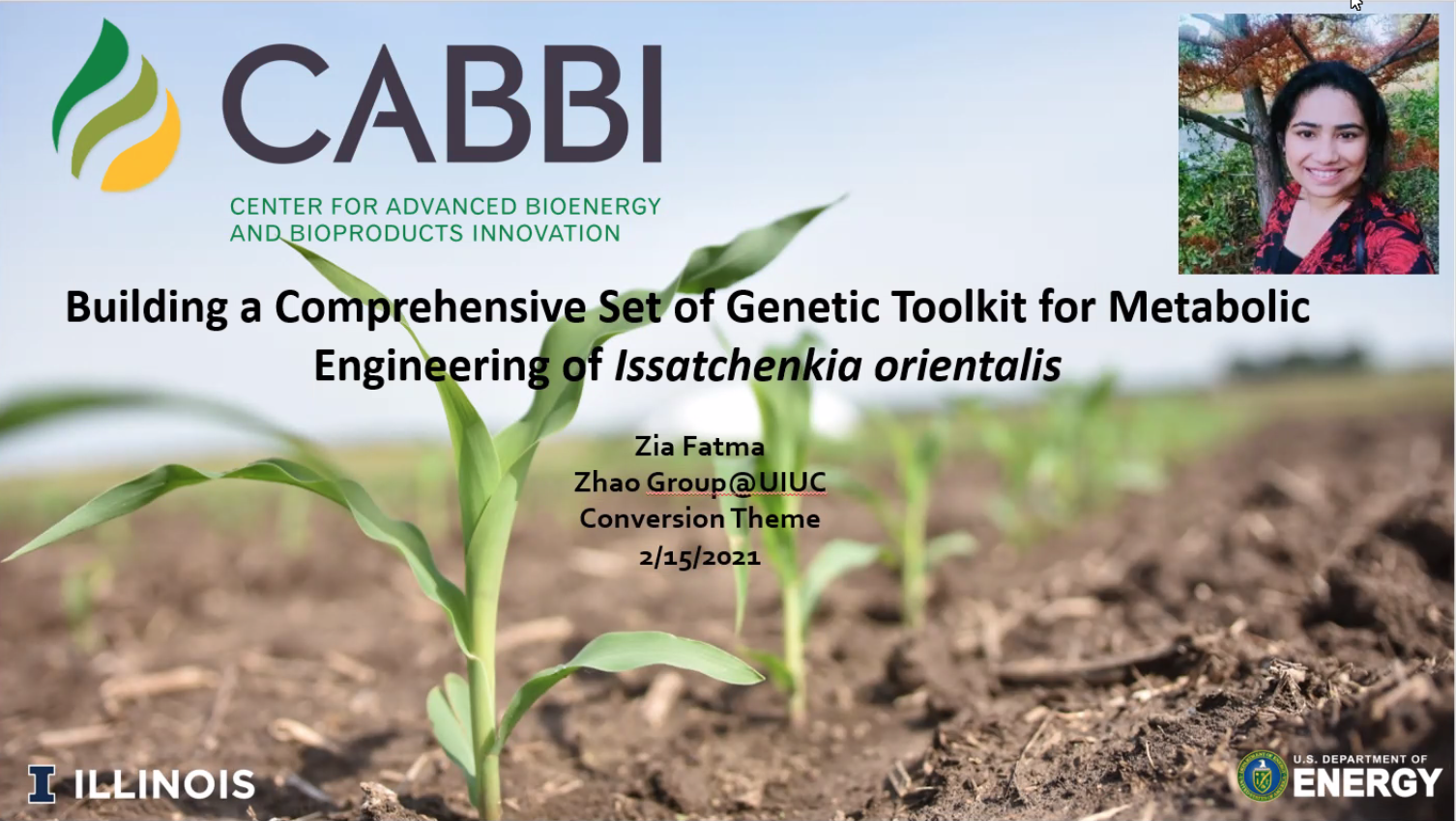 CABBI Colloquia - CABBI